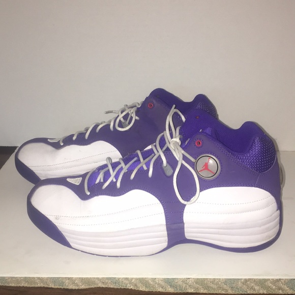 Jordan | Shoes | Jordan Jumpman Team White Dark Purple 214 644938 ...
